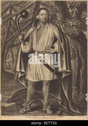 Etow Oh Koam King of the River Nation. The Mohican chief E Tow Oh Koam ...