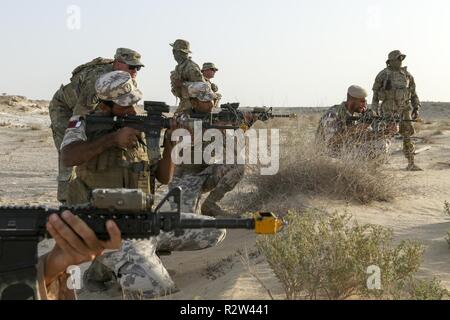 UM HATTAH, Qatar – U.S. Army and Qatari soldiers work together through ...