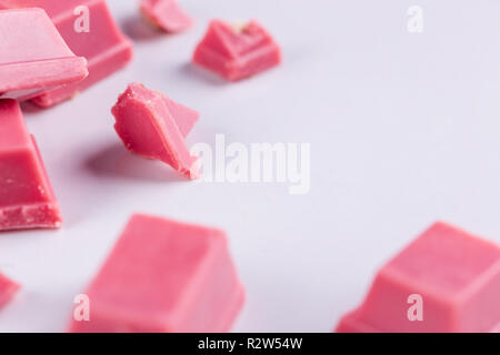 Finger Ruby Chocolate Bar made from ruby cocoa bean. New dimension of ...