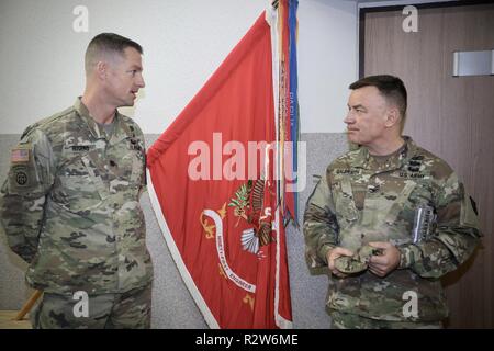 U.S. Army Col. William Galbraith, deputy commanding officer of the 21st ...