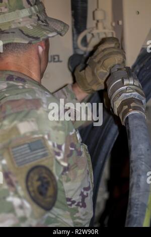 A Soldier from 2nd Battalion, 198th Armored Regiment, 155th Armored ...
