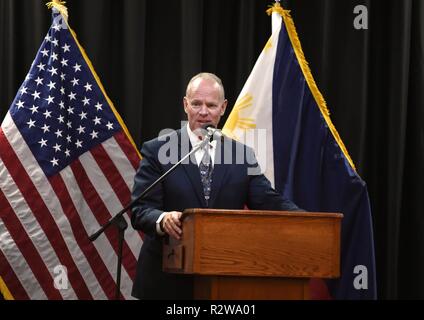 Wyoming Gov. Matt Mead speaks in his office at the State Capitol in ...