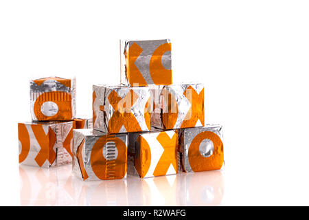 Chicken OXO cubes, OXO is one of the most popular brands of gravy. OXO ...