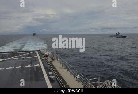 The Royal Brunei Navy offshore patrol vessel KDB Darussalam (OPV 06 ...