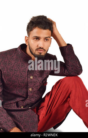 Young male model posing, Pune, Maharashtra Stock Photo - Alamy
