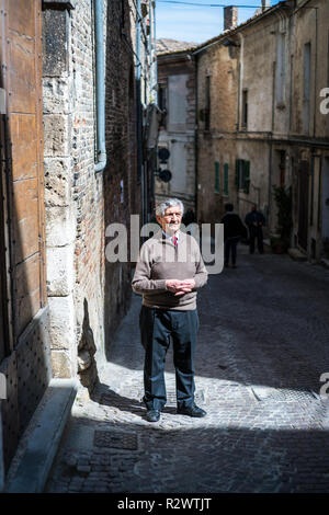 Local people in the street of the Penne, Italy, Europe Stock Photo - Alamy