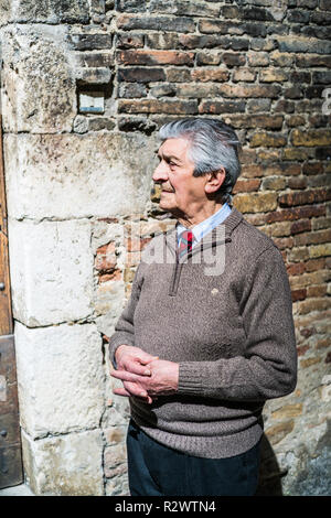 Local people in the street of the Penne, Italy, Europe Stock Photo - Alamy