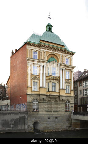 Bielsko-Biała, a city in Poland, is depicted in this photograph ...