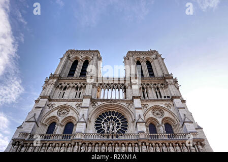 Gothic Rayonnant stained glass rose window, Cathedral Basilica of Stock ...