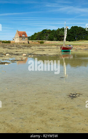 France, Brittany, Cotes-d'Armor, Bugueles, Breton village attached to ...
