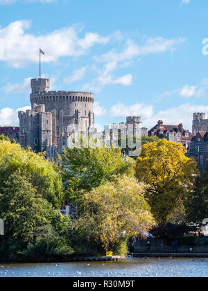 Round Tower, The Keep, Windsor Castle, Windsor, Berkshire, England, UK ...