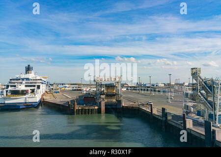 Exterior view of the famous Calais harbor at France Stock Photo - Alamy