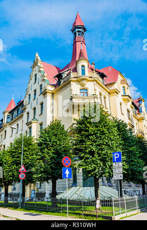 Alberta iela 12 - Art nouveau building by Konstantīns Pēkšēns and ...