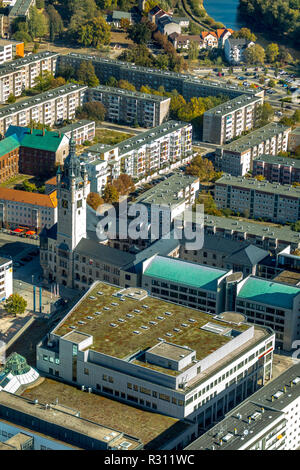 Aerial view, Dessau-Roßlau Town Hall, Dessau-Roßlau Citizen's Office ...