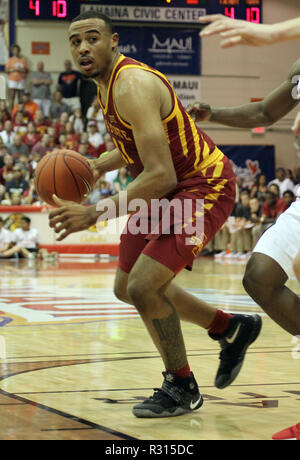 November 17, 2018 - Iowa State Cyclones guard Marial Shayok #3 puts up ...
