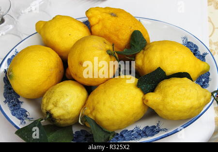 Traditional lemons in Amalfi Coast, Italy Stock Photo - Alamy