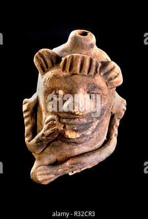 Pre Columbian Mayan Monkey Whistle Made Around 1000 AD Stock Photo - Alamy