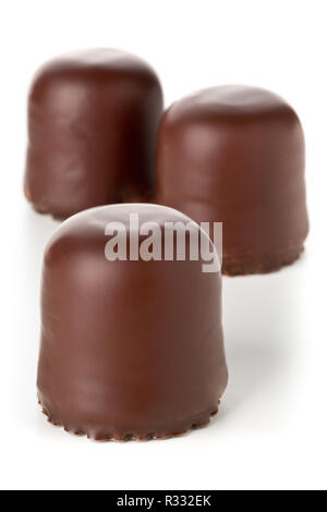 Three whole german specialty sweets "Schokokuss" or "Schokoschaumkuss ...
