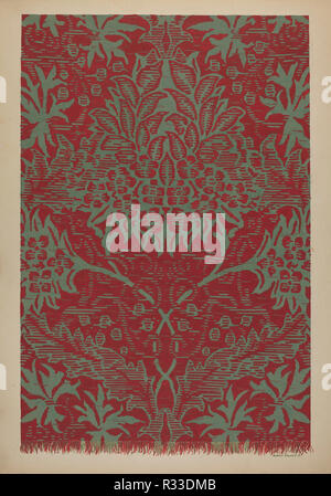 Robert Stewart, Ingrain Carpet, c 1936, Ingrain Carpet; circa 1936 date ...