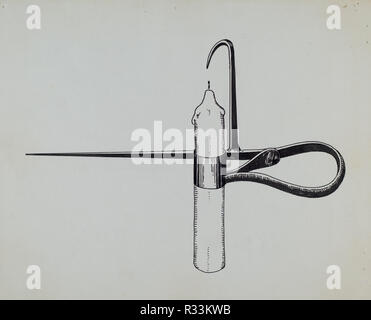 Miner's candlestick Stock Photo - Alamy
