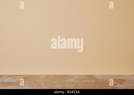 Dust wall on wooden table isolated on black background Stock Photo - Alamy
