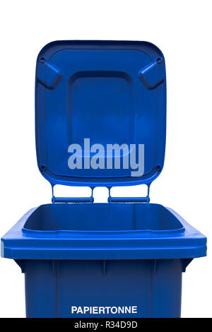 blue mull refuse barrel trash can dustbin blue delete eliminate ...