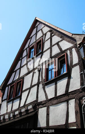 historical beam frame-work hesse style of construction architecture ...