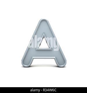 Letter Z beveled capital letter. 3D Rendering Stock Photo - Alamy