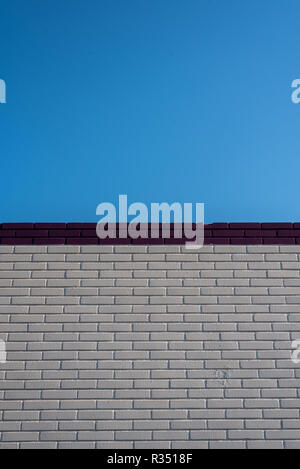 White brick wall with textures at sunset Stock Photo - Alamy