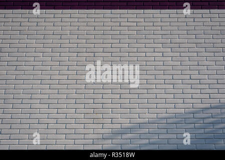 White brick wall with textures at sunset Stock Photo - Alamy