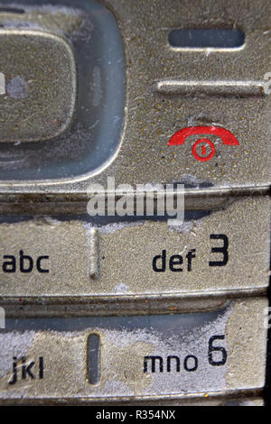 classic mobile phone with qwerty keyboard Stock Photo - Alamy