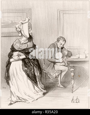 Adieu, mon cher, je vais chez mes éditeurs!.... Honoré Daumier (France ...