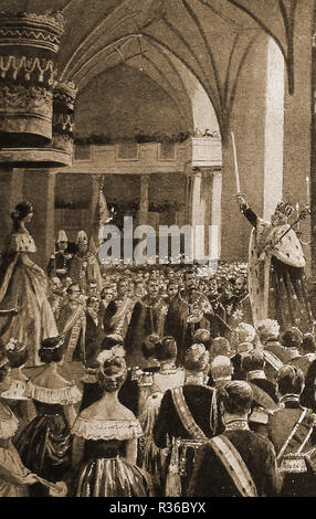 Emperor Wilhelm 1, castle Hohenzollern Stock Photo - Alamy