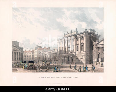 The Bank of England, London, 19th century Stock Photo: 105361802 - Alamy