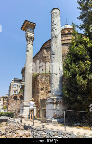 Rome Italy Tomb of Romulus in the Roman Forum Stock Photo - Alamy