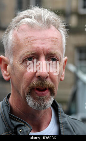 The Scottish artist, and Turner nominee, David Mach poses alongside one ...
