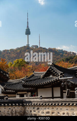 South Korea, Seoul, Namsan, Namsangol Hanok Village Stock Photo - Alamy