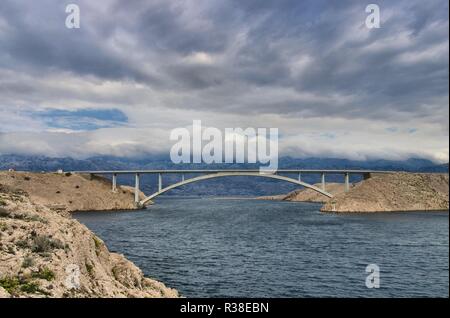 Pag bridge, Pag bridge 22 Stock Photo - Alamy