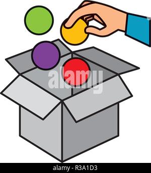 Ball In The Box Clipart
