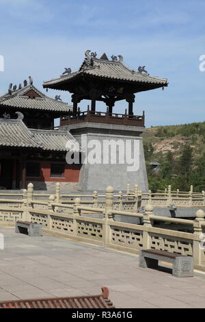 the temple complex of yungang at datong in china Stock Photo - Alamy
