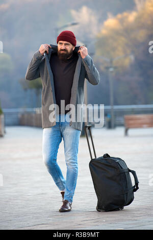Caucasian mature hipster with trendy hairstyle in checkered shirt ...