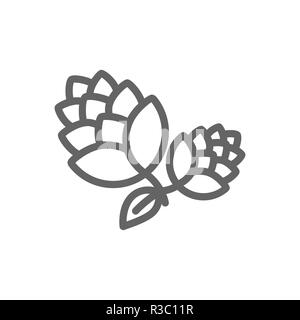 Simple hop line icon. Symbol and sign illustration design. Isolated on ...