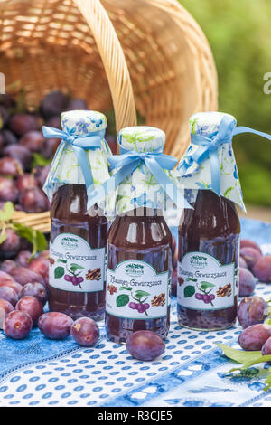 plums seasoning sauce Stock Photo - Alamy