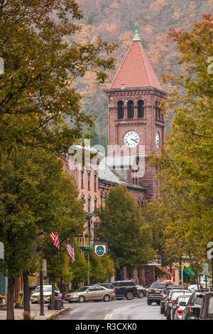 USA, Pennsylvania, Jim Thorpe, town buildings Stock Photo - Alamy