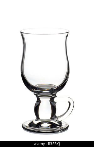 Empty glass cup for drinks isolated Stock Photo - Alamy