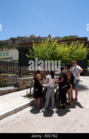 library of pantainos monastriaki athens greece Stock Photo - Alamy