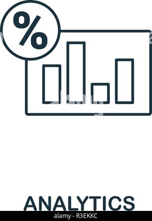 Statistics outline icons collection. statistics, analysis, data ...