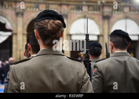 Carabinieri woman Italy detail uniform hands and gloves Stock Photo - Alamy