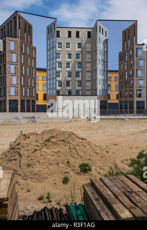 A fake building facade in Berlin, Germany Stock Photo - Alamy