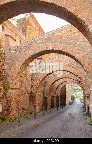 The Clivus Scauri was an ancient Roman road - Rome, Italy Stock Photo ...
